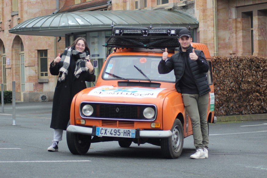 Manon et Florian, deux étudiants montluçonnais, sont prêts pour le 4L ...
