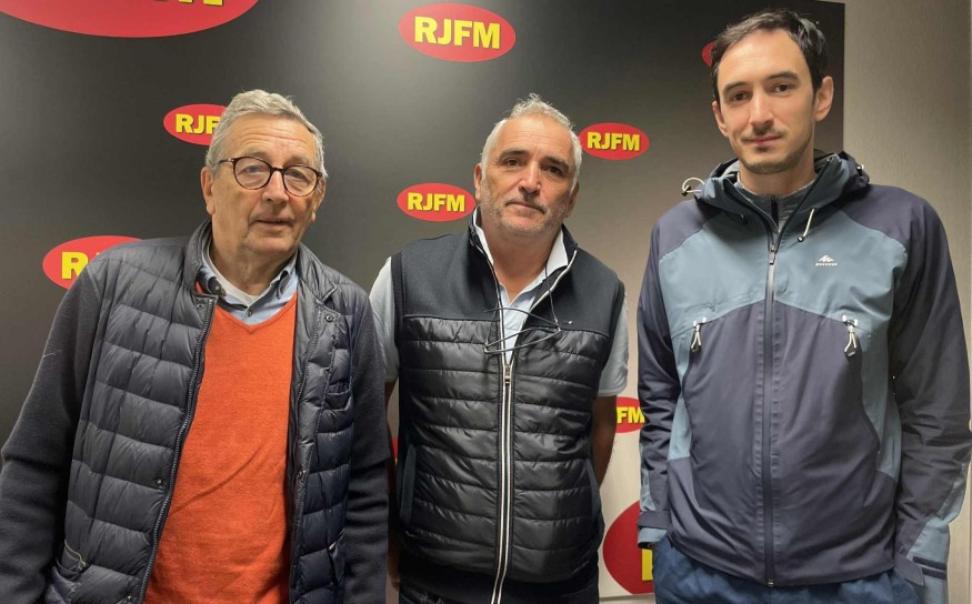 Thierry Penthier, Maurice Ferrier, Thomas Gorbinet, représentants du ...
